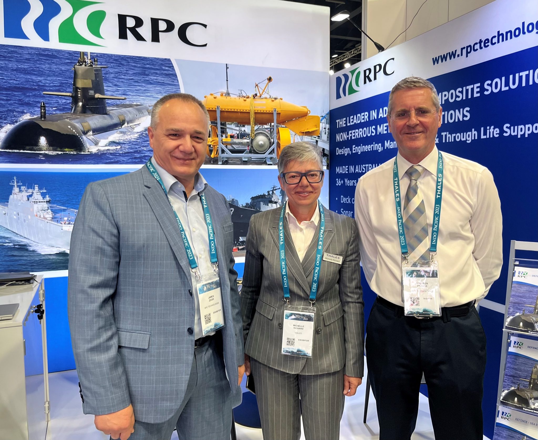 RPC exhibits at IndoPacific 2023 – 8.11.2023 | RPC Technologies