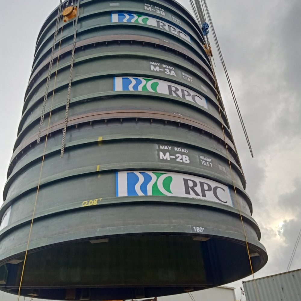 GAJV Central Interceptor Project – May Road RPC shaft liner segments are assembled and installed ...