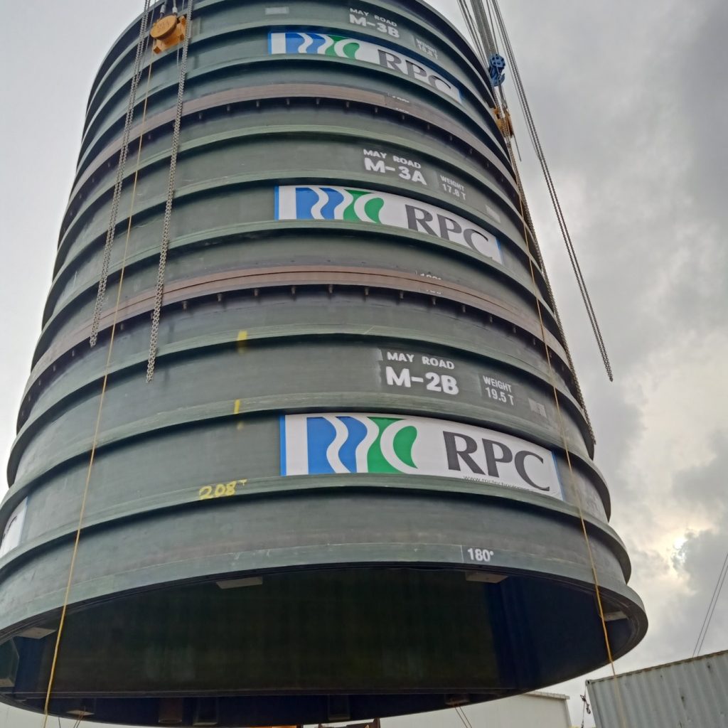 GAJV Central Interceptor Project – May Road RPC shaft liner segments ...