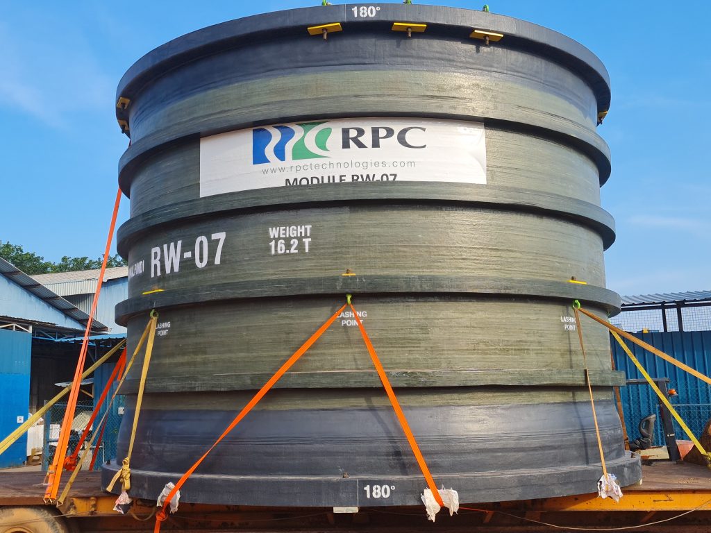 Final GRP Cascade Shaft Liner segments delivered for Central ...